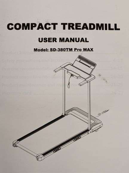 380TM Pro Max Treadmill | Open Box | (See Condition Notes) - Rio Grande ...