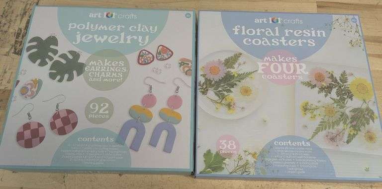 ART 1 ON 1 CRAFTS BUNDLE, Polymer Clay Jewelry And Floral Resin ...