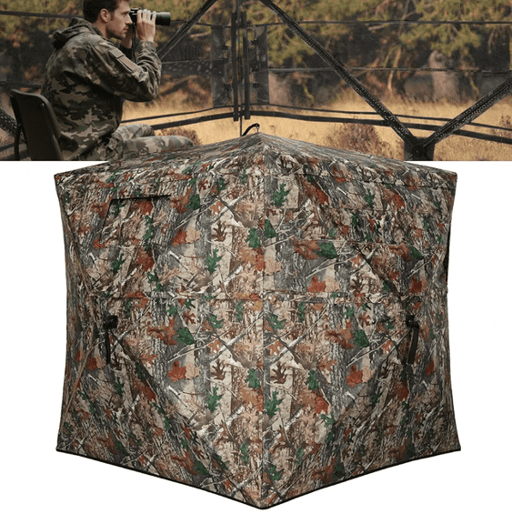 TLC SPORT Sport Hunting Camouflage Tent 58 x 58 x 66" | Open Box | (See ...