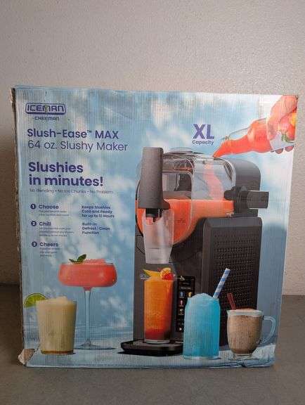 ICEMAN CHEFMAN 64 oz. Drink Capacity Slushy Maker with Touchscreen ...