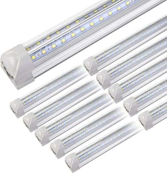 HENWSI 10pk 4ft LED Shop Lights | Like New | (See Condition Notes ...