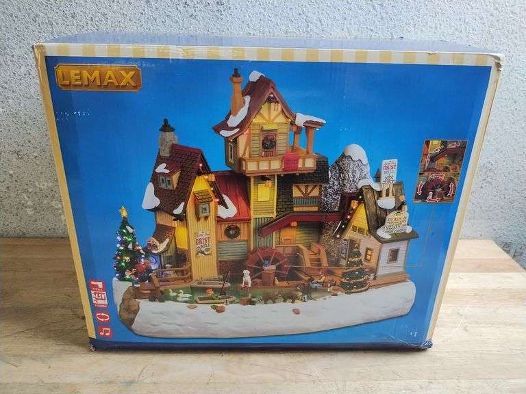 LEMAX The Rocky River Gist Mill W/Lights & Sound | Open Box | (See ...