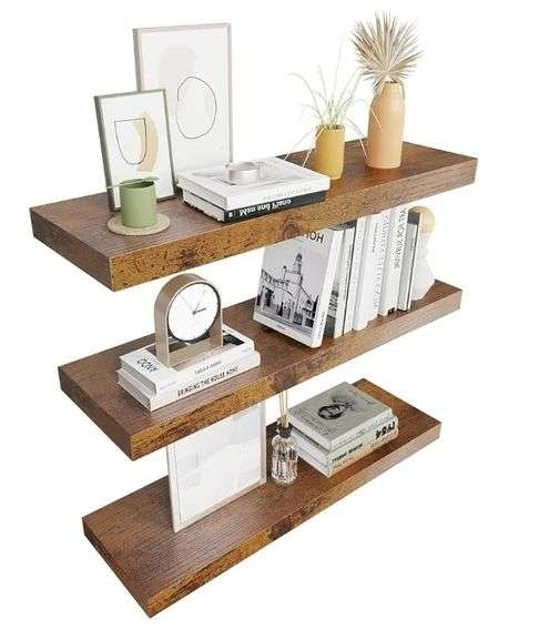 COLIMA Floating Shelves for Wall Set of 3, 24" | Open Box | (See ...