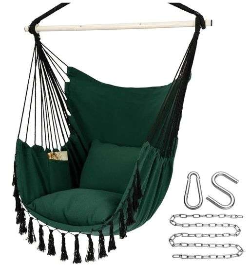 Y-STOP Hammock Chair Hanging Rope Swing 2pck | Open Box | (See ...