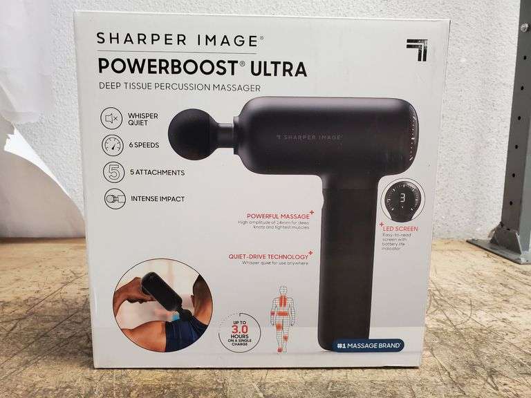 SHARPER IMAGE Powerboost Ultra Massager | Like New | (See Condition ...