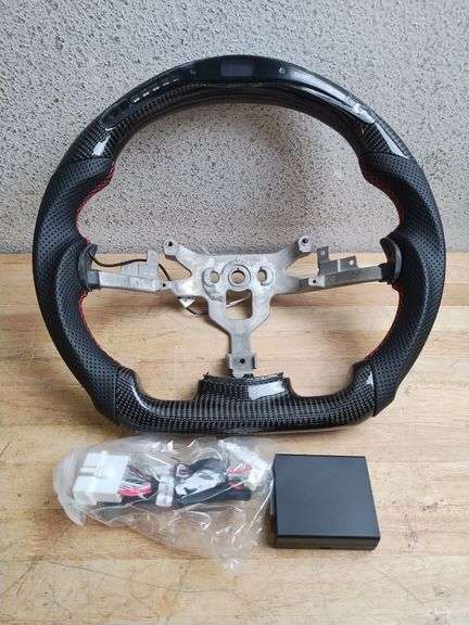VOONKE Real Carbon Fiver Steering Wheel For Chevrolet Corvette C6 2006 ...