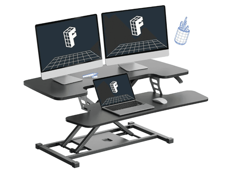 FLEXISPOT 36" Standing Desk Converter | Damaged | (See Condition Notes ...