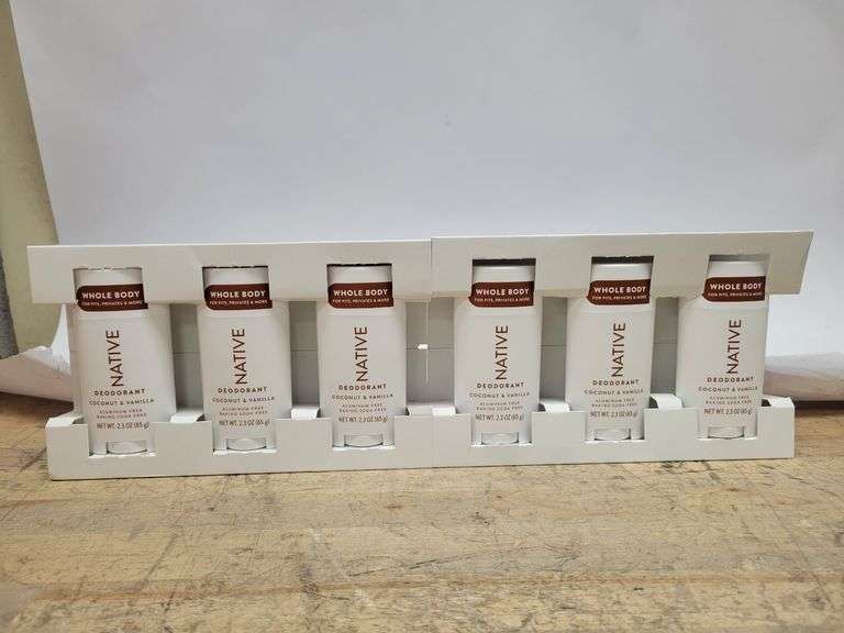 NATIVE BUNDLE- NATIVE Whole Body Deodorant, Coconut & Vanilla, 3pck ...
