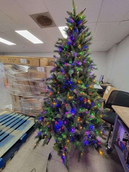 BUNDLE: MEMBERS MARK 7ft Pre-Lift Christmas Tree MEMBERS MARK 5.5ft ...