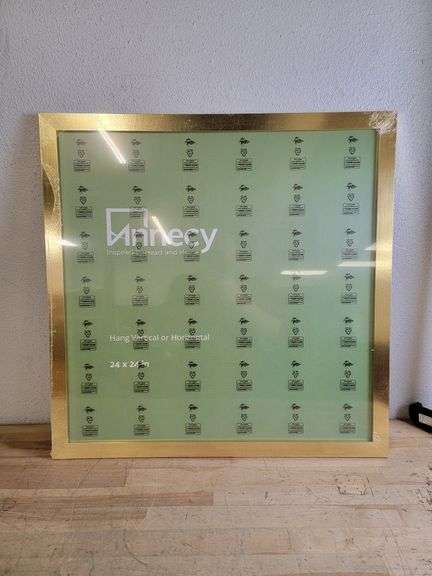 ANNECY 24x24'' Golden Picture Frame | Open Box - Rio Grande Trade