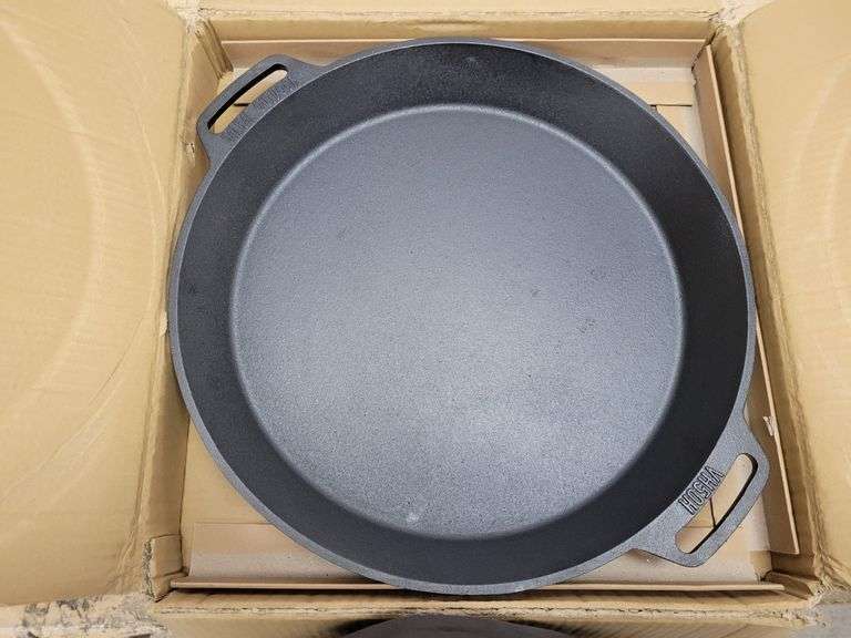 LI-GELISI Oversized Iron Skillet | Open Box - Rio Grande Trade