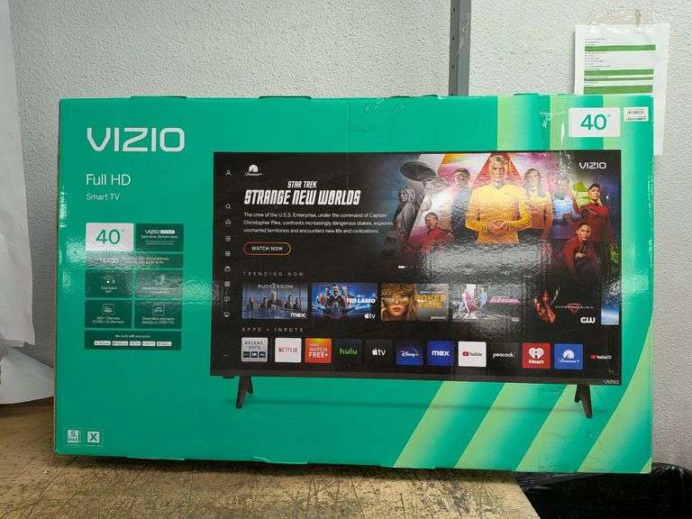 VIZIO 40" Full HD Smart TV | Like New | (See Condition Notes) - Rio ...
