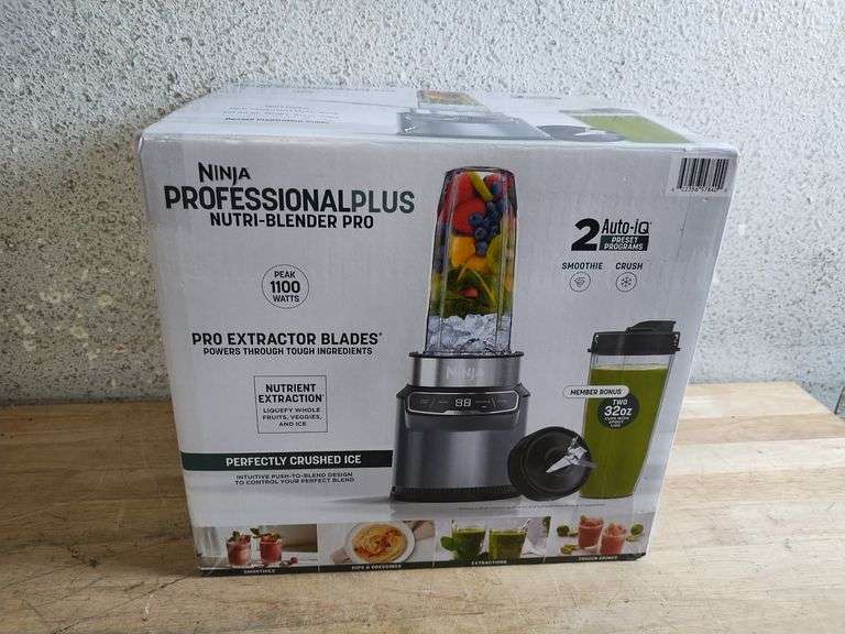 NINJA Professional Plus Nutri Blender Pro W/2 32oz Cups | Open Box ...
