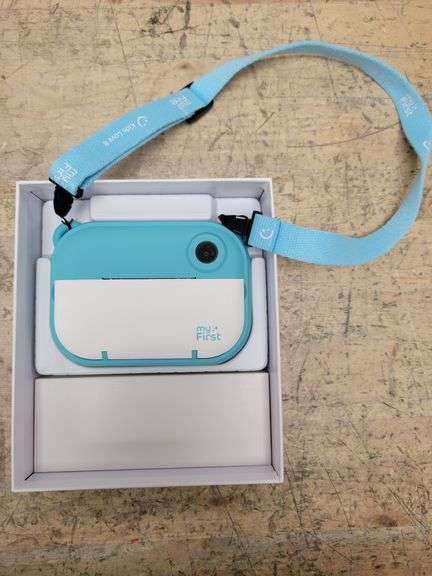 BUNDLE: MYFIRST Camera Insta 2 - Teal/White MYFIRST Premium White and ...