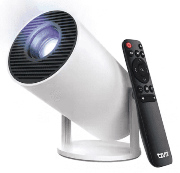 Tzumi 1280 x 720 HD Movie Projector with Stand 360 Lumens | Open Box ...