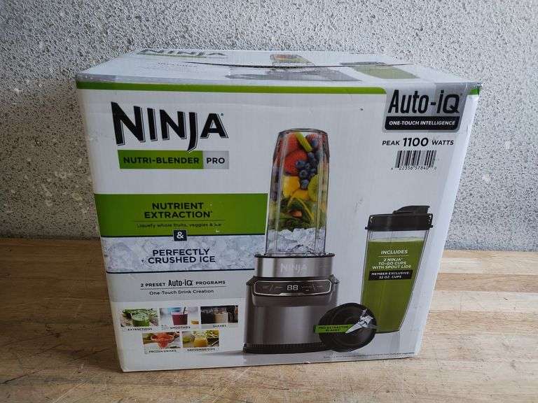 NINJA Nutri-Blender Pro Wi/2 32oz To Go Cups | Open Box | (See ...