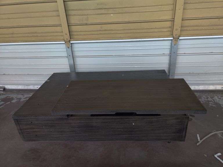50x32" Ashley Furniture Wooden Lift Top Desk | Open Box | (See ...