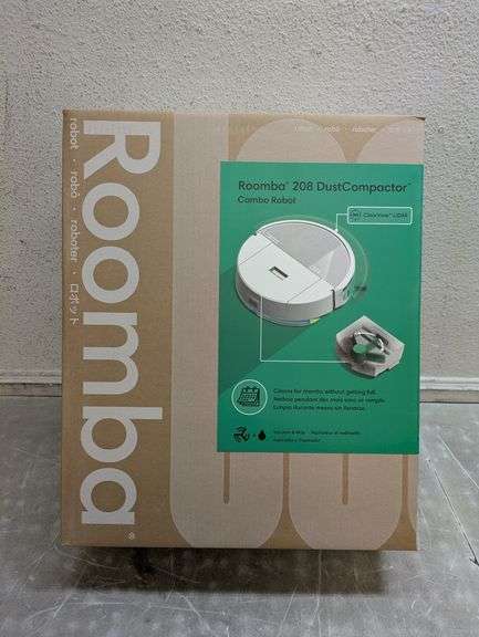 iROBOT ROOMBA 208 DustCompactor Combo Robot Vacuum & Mop | Like New ...
