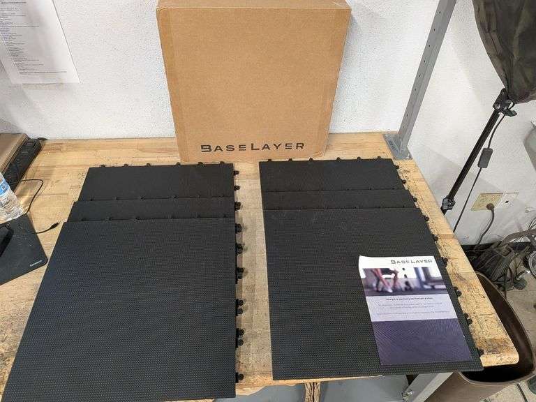 BASELAYER Performance Series Interlocking Floor Tiles Made from Durable ...