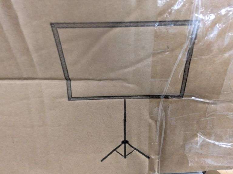 100 Inch 16:9 Portable Projector Screen With Tripod Stand | Open Box ...