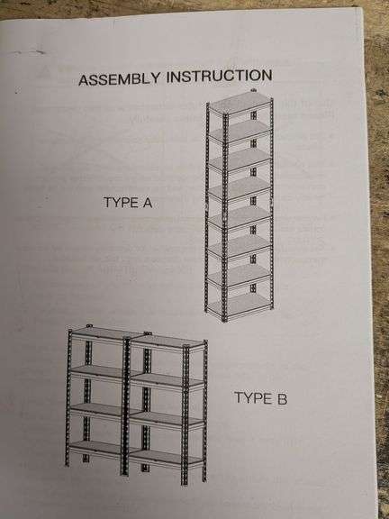 DURAYLOLY 8 Tier Storage Shelves | Open Box | (See Condition Notes ...