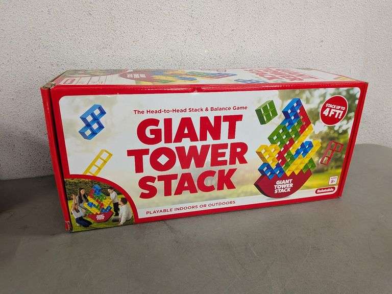 RELATABLE Giant Tower Stack & Balance Game | Like New | (See Condition ...