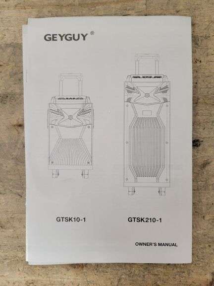 GEYGUY Karaoke Machine/Speaker | Open Box | (See Condition Notes) - Rio ...