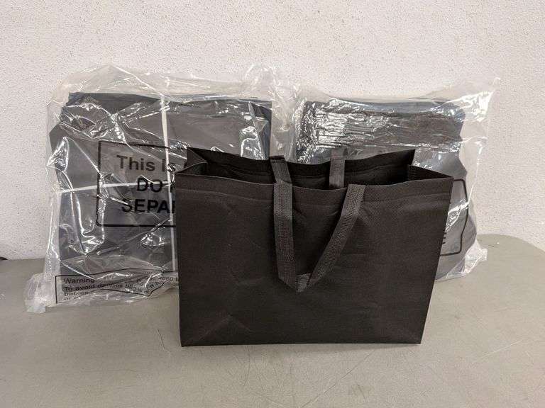 Reusable Tote, 16"x12"x5", 100pk | Open Box | (See Condition Notes ...