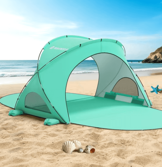 RAYNESIS Sky Blue Beach Tent | Open Box | (See Condition Notes) - Rio ...