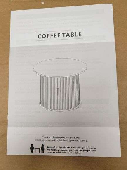 Coffee Table | Open Box | (See Condition Notes) - Rio Grande Trade
