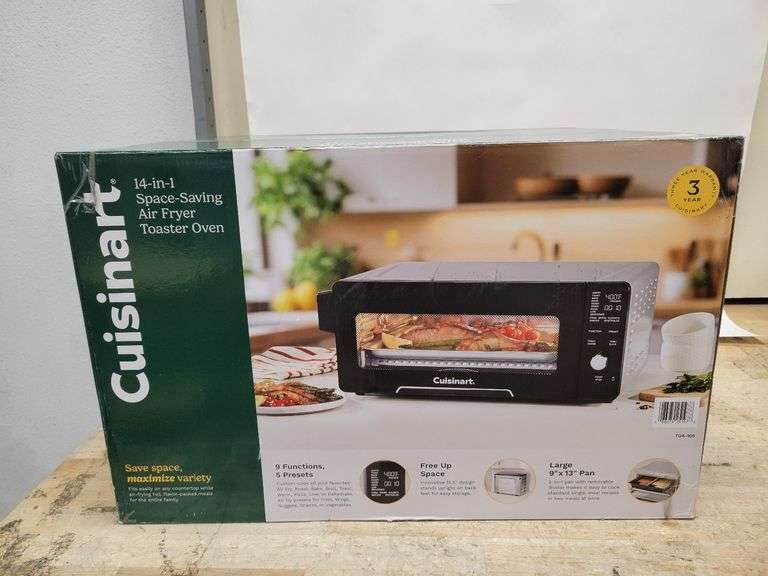 CUISINART 14-in-1 Space Saving Air Fryer Toaster Oven, 20.5x15.5x8.3 ...
