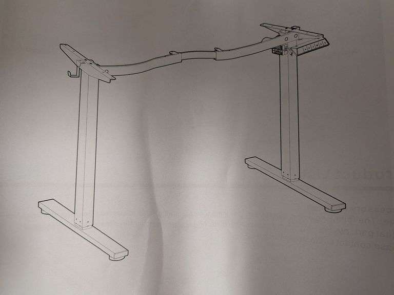 FLEXISPOT White Metal Standing Desk | Like New | (See Condition Notes ...