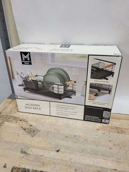 MEMBERS MARK Dish Drying Rack | Open Box | (See Condition Notes) - Rio ...