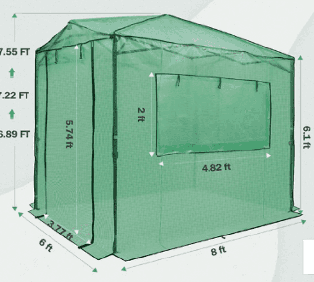 EAGLEPEAK Easy Setup Instant Pop Up Greenhouse | Open Box | (See ...