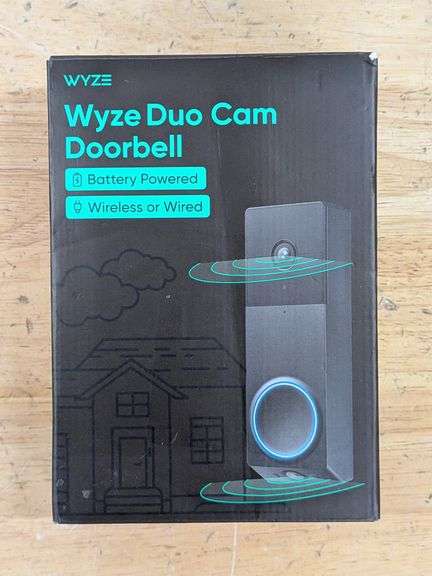 WYZE Duo Cam Video Doorbell, Wired or Wireless | Open Box | (See ...