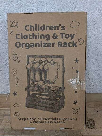Children's Clothing & Toy Organizer Rack | Open Box | (See Condition ...