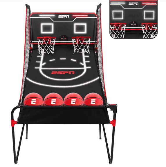 ESPN Pro Competition LED 2-Player Arcade Basketball | Like New - Rio ...