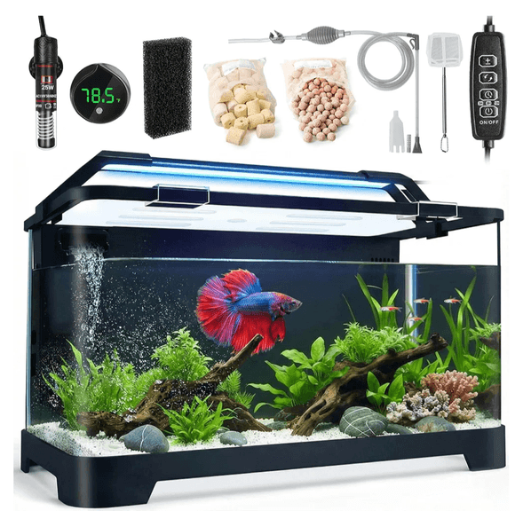 Small Fish Tank Starter Kit | Open Box | (See Condition Notes) - Rio ...