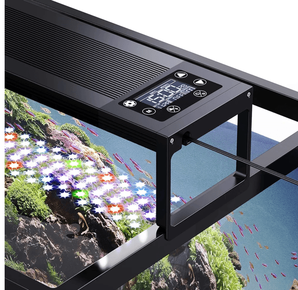FEIDELE SEAOURA Full Spectrum LED Light For Aquarium, 48-54inches ...