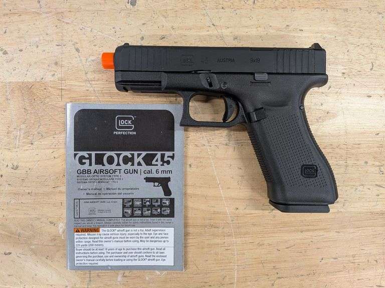 Umarex Elite Force Glock 45 GBB Blowback 6mm BB Pistol Airsoft Gun ...