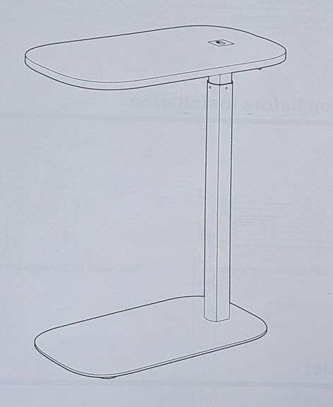 FLEXISPOT Overbed Table (Mahogany) | Like New - Rio Grande Trade