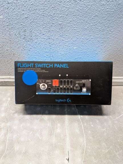 LOGITECH Flight Switch Panel, Professional Switch Cockpit Simulation ...