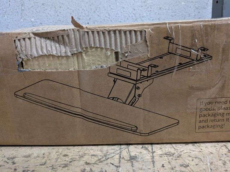 Angle Adjustable Keyboard Tray (RL) | Open Box | (See Condition Notes ...