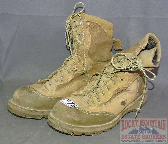Danner Military Issue Combat Boots, Size 12. - Rocky Mountain Estate ...