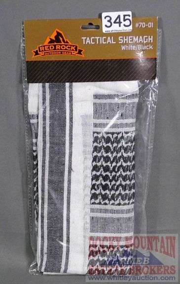 New Red Rock Tactical Black & White 42"X42" Shemagh. These are a great ...