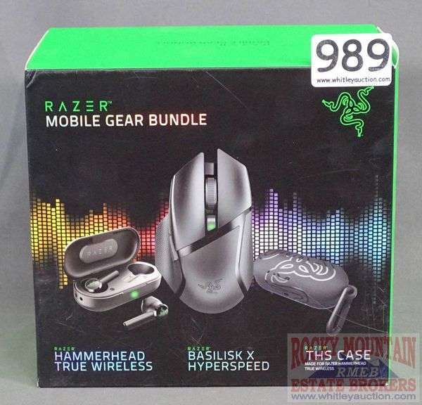 New Razer Hammerhead Wireless headphone & Mouse Bundle with True ...