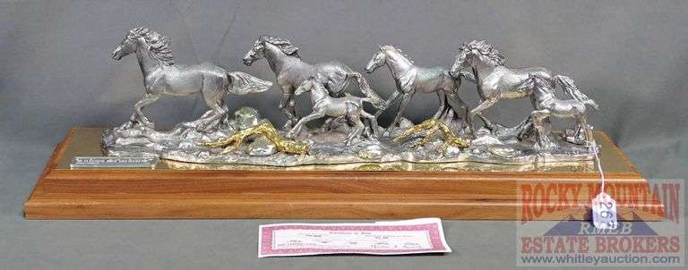 Fantastic massive 30" Michael Ricker, limited edition "Free Spirit ...