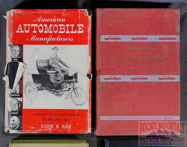 4 Assorted Vintage Automotive Books Including 1950 "Get a Horse", 1961 ...