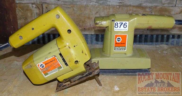 Black & Decker Sander & Jig Saw & Shop Mate Sabre Saw. - Rocky Mountain ...