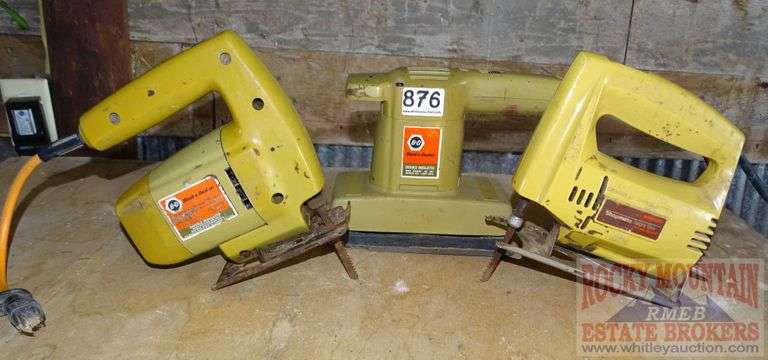 Black & Decker Sander & Jig Saw & Shop Mate Sabre Saw. - Rocky Mountain ...